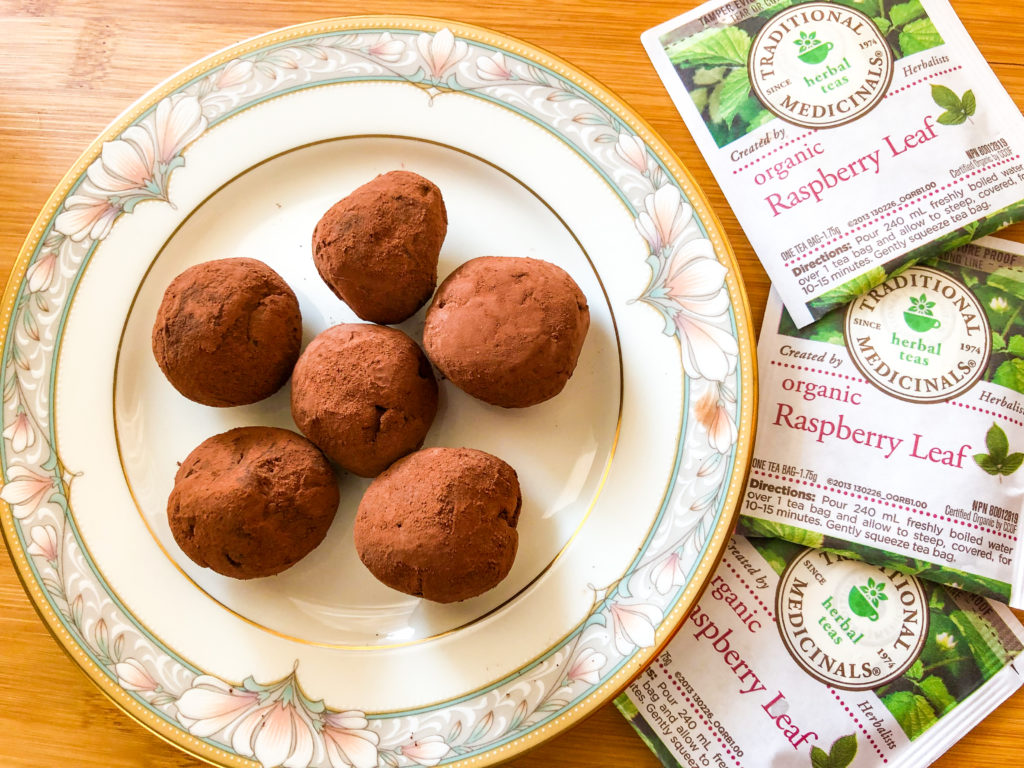 Raspberry Leaf Tea Truffles - Suzie The Foodie
