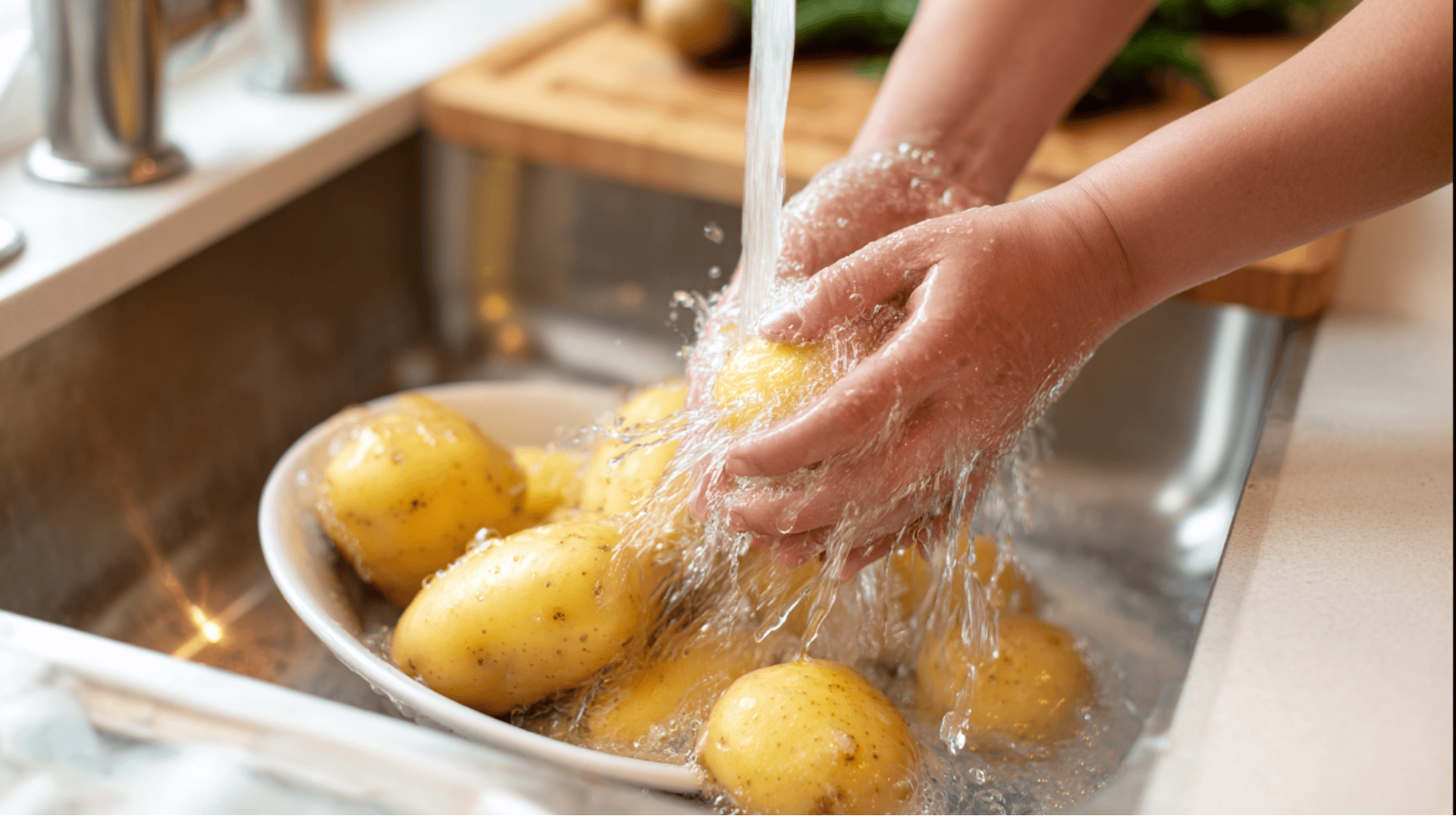 Rustic Mashed Potatoes Recipe with Garlic, Skin-On & More - Suzie The ...