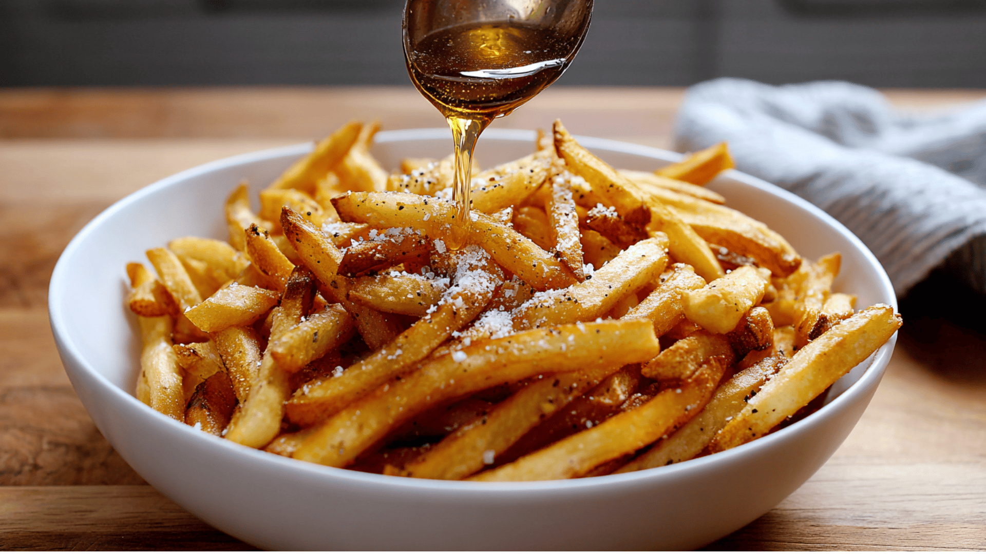 The Ultimate Crispy Salt and Vinegar Fries Recipe - Suzie The Foodie