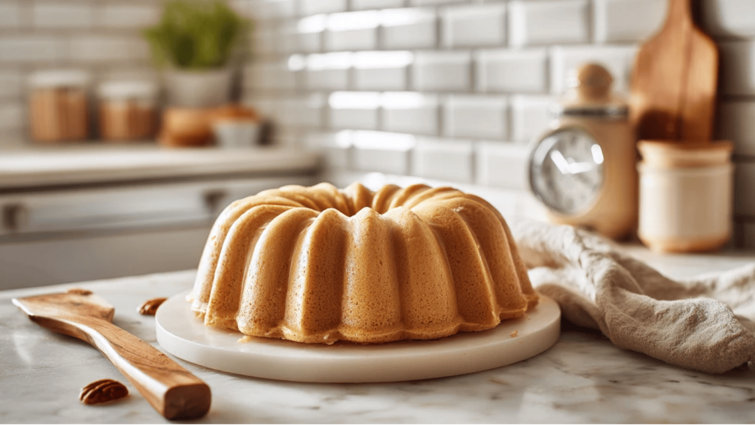Butter Pecan Pound Cake Recipe with Cake Mix - Suzie The Foodie