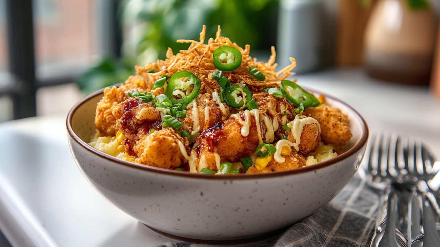 Tasty Popcorn Chicken Bowl Recipe You’ll Crave Daily - Suzie The Foodie