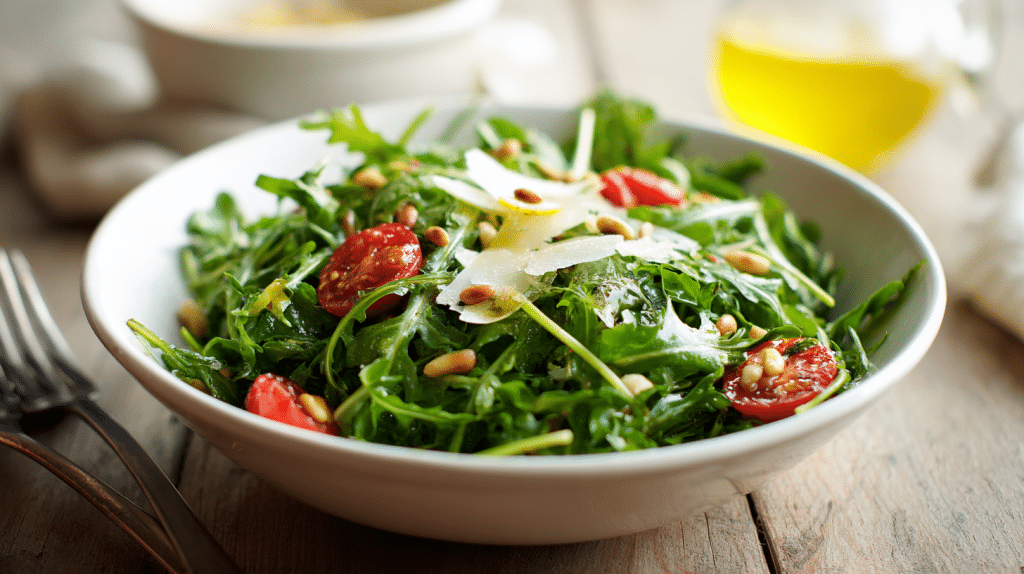 Arugula Salad with Lemon Vinaigrette: Fresh & Easy - Suzie The Foodie