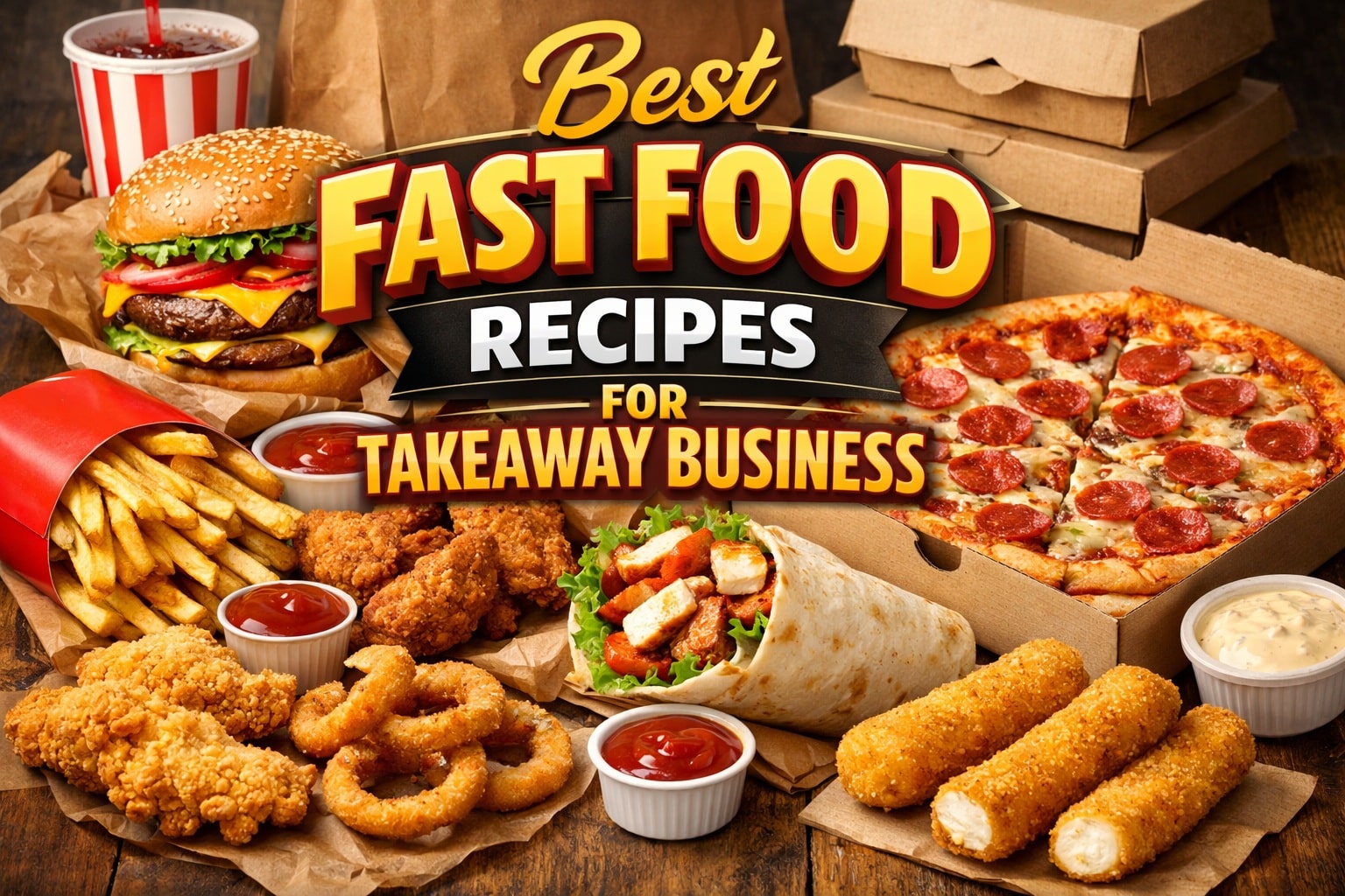 Best Fast Food Recipes for Takeaway Business - Suzie The Foodie